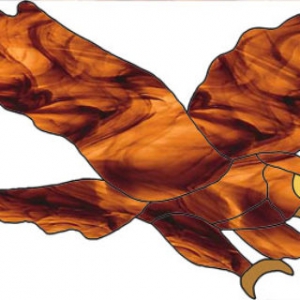 Simple Hawk | Best Stained Glass Patterns