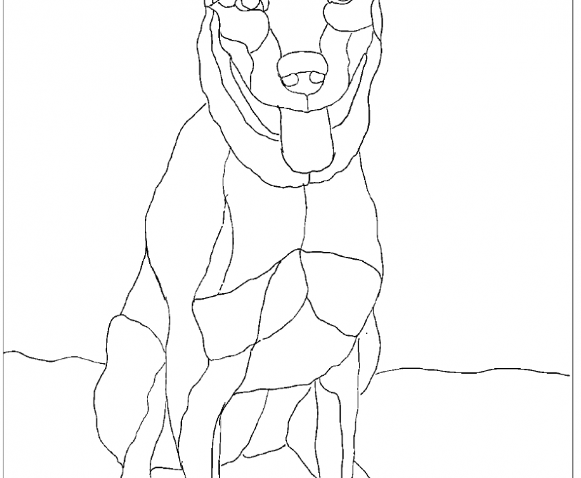 Dog | Best Stained Glass Patterns