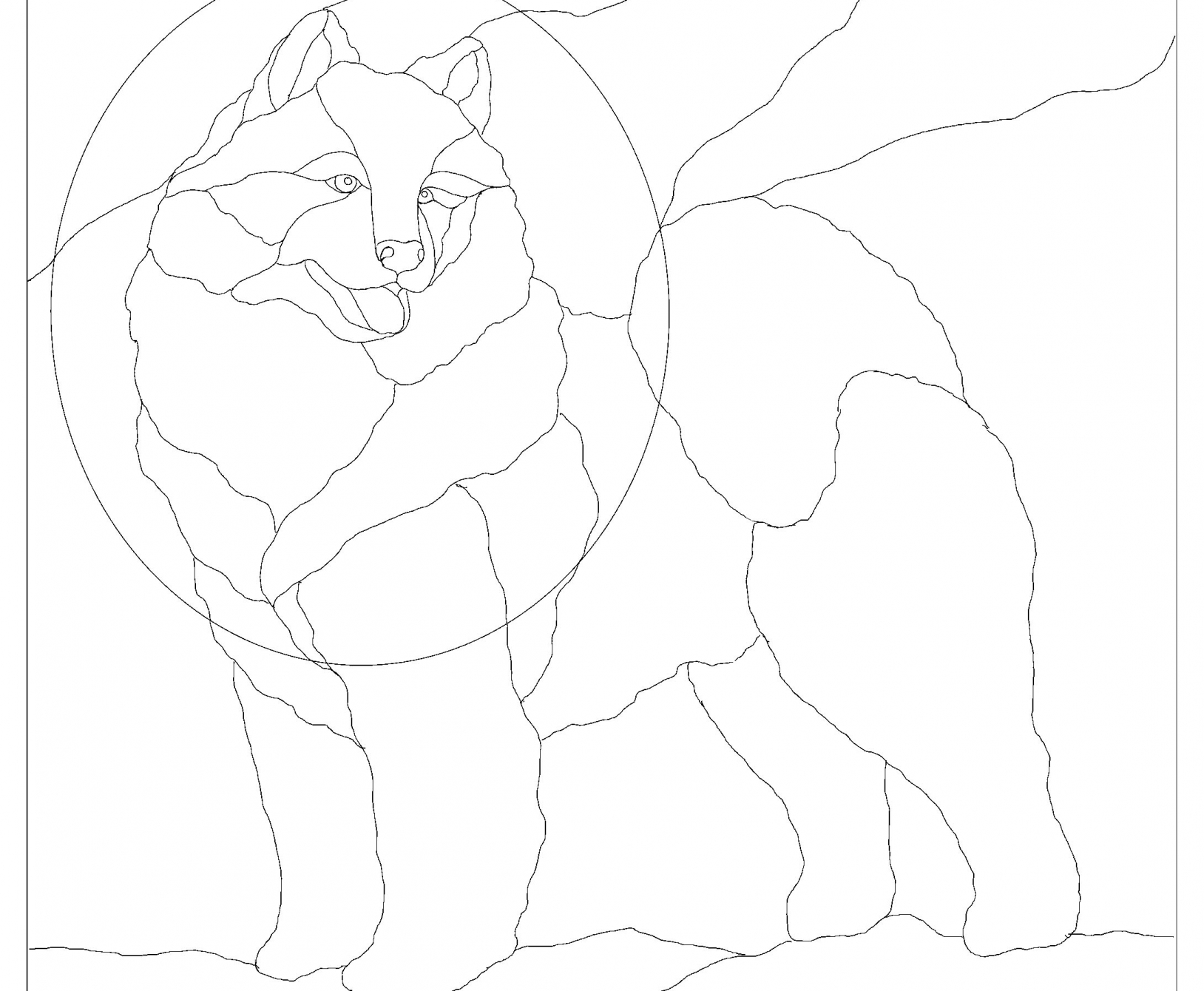 Dog | Best Stained Glass Patterns