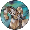 Ram’s Head | Best Stained Glass Patterns